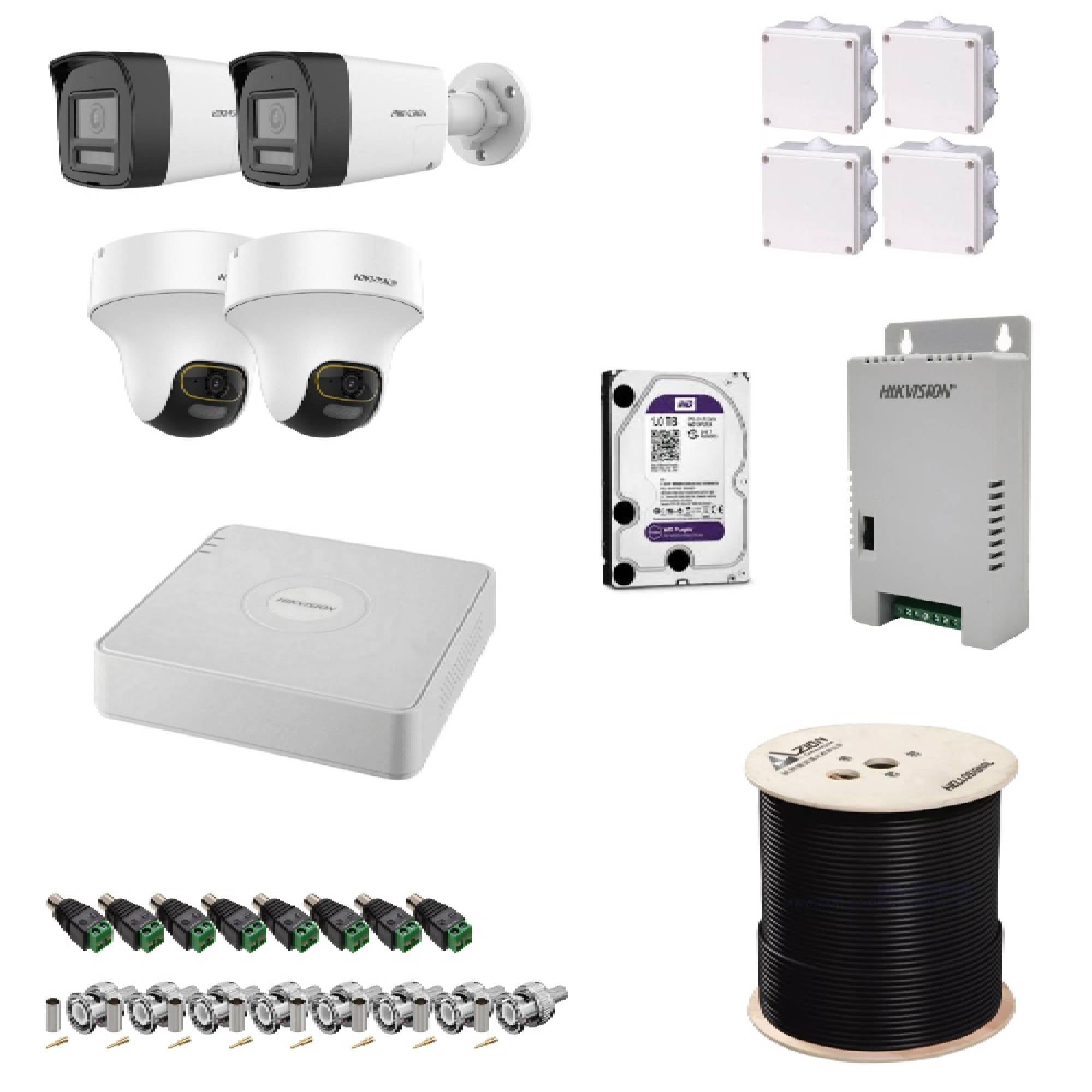 4CH 2WAY AUDIO KIT INDOOR AND OUT DOOR-TG-11092501 – TG Security
